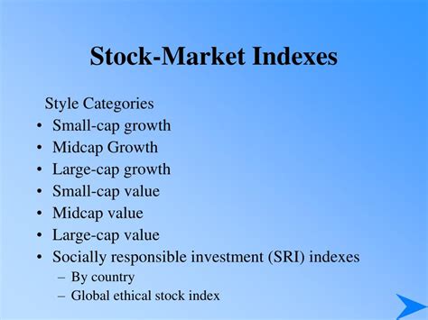 PPT Uses Of Security Market Indexes PowerPoint Presentation Free Download ID 284791
