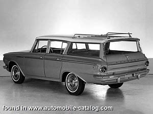 1962 Rambler Classic Custom Station Wagon Full Range Specs