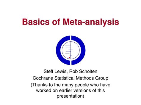Ppt Basics Of Meta Analysis Powerpoint Presentation Free Download