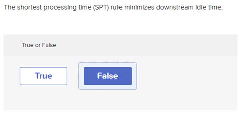 solved the shortest processing time spt ﻿rule minimizes