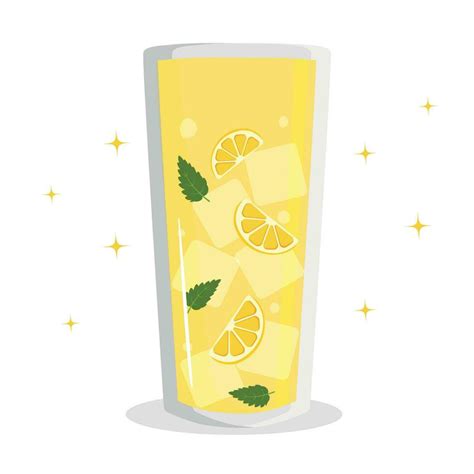 Glass Of Lemonade 32166990 Vector Art At Vecteezy