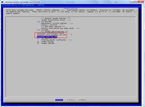 整理crosstool中的Architecture level CT ARCH ARCH Emit assembly for CPU CT ARCH CPU Tune for CPU