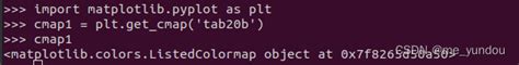 Matplotlib 合并cmap，创建cmap，创建listedcolormapgetcmap Csdn博客