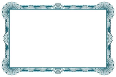 손으로 그린 졸업장 테두리 프레임 무료 벡터