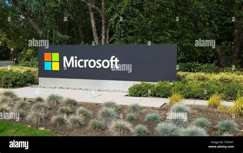 Redmond Washington Usa September Exterior View Of Microsoft