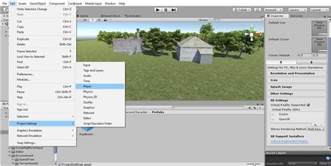creating a vr game in unity