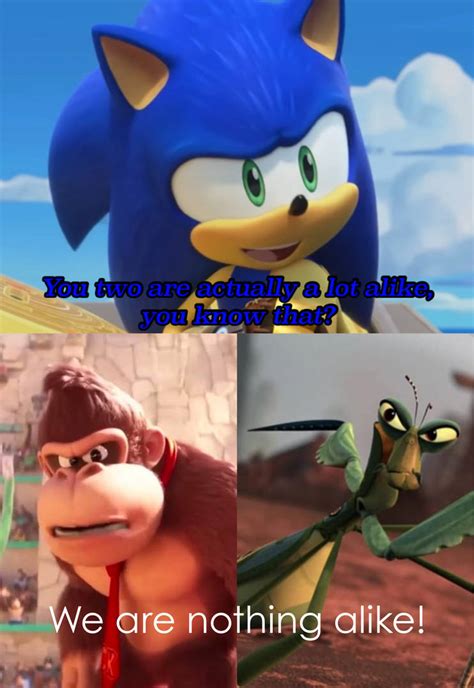 Sonic Knows Dk And Mantis Are A Lot Alike By Sonicfans2022 On Deviantart
