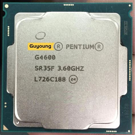 Pentium Processor G4600 G4600 Cpu Lga 1151 Land Fc Lga 14 Nanometers Dual Core Cpu Can Work