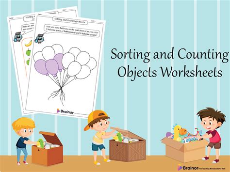 35 Sorting And Counting Objects Worksheets Free Printable Brainor