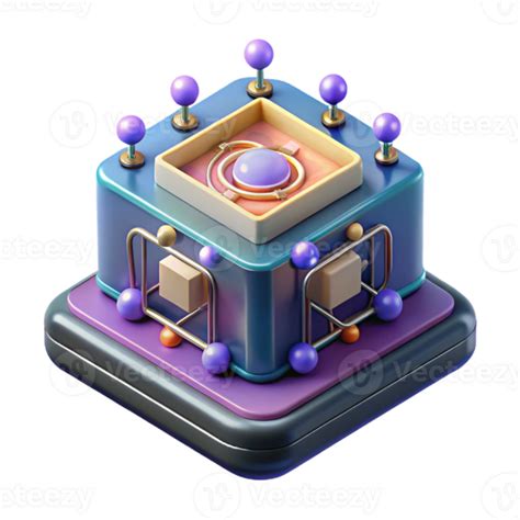 Stunning Minimalist A Quantum Computer With Glowing Qubits Dark