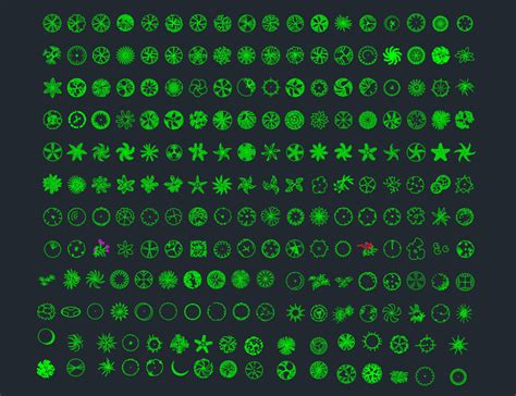 Autocad Plan Trees Cad Blocks Free Dwg Top View