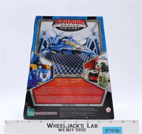 Thundercracker Titanium Series 2006 Transformers Series Hasbro Figure Misb Wheeljacks Lab Thundercracker Titanium Series 2006 Transformers Series Hasbro Figure Misb Wheeljacks Lab