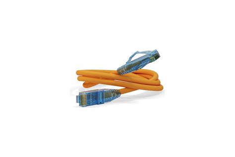 Патч корд Hyperline Pc Lpm Utp Rj45 Rj45 C6 1m Lszh Or U Utp Cat 6 100 Fluke Component Tested