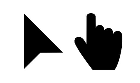 Cursor Custom Cursor Black Triangle For Chrome Cursor Space