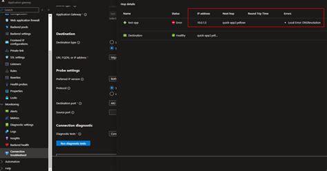 Local Error Dnsresolution In Application Gateway When Backend Is An Internal Container App