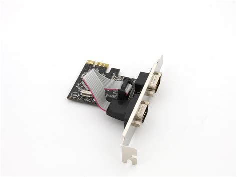 SYBA PCI Express Port DB RS Serial Card With Low Profile Bracket RoHS Model SD PEX