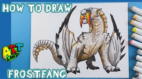 How To Draw FROSTFANG From MONSTER HUNTER YouTube