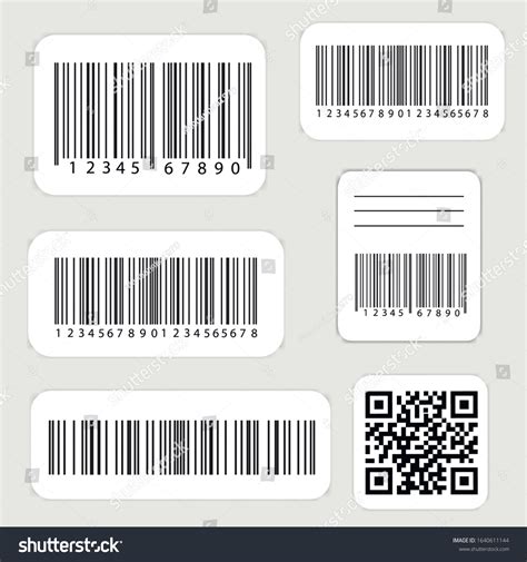 Bar Code Set Vector Collection Barcodes Stock Vector Royalty Free 1640611144 Shutterstock