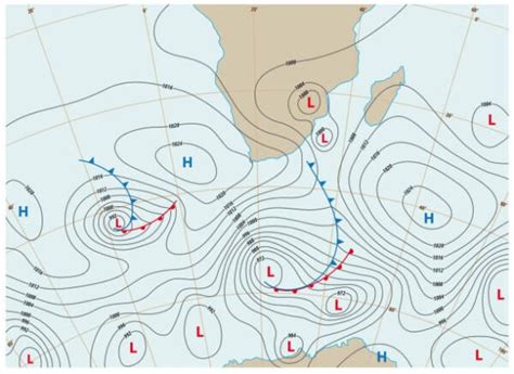 Synoptic Weather Map Interpretation Grade Notes My Courses