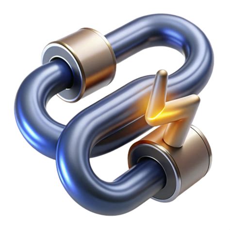 Interlocking Metallic Links 3d Render Abstract Background 55450098 Png