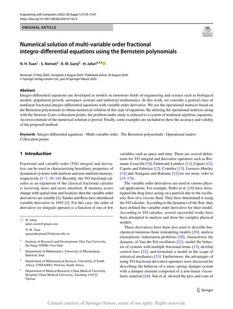 Numerical Solution Of Multi Variable Order Fractional Integro