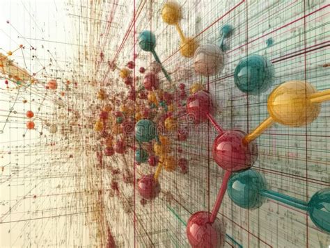 Multidimensional Data Network Visualization Stock Image Image Of Exploration Modeling 339993875