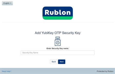 How To Add A Yubikey Otp Security Key Rublon User Guide