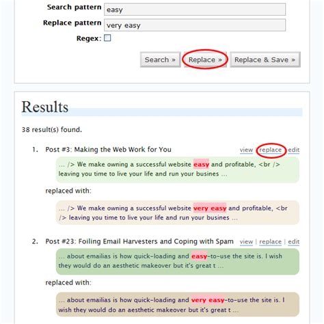 Using The Search Regex Plugin For Wordpress Successfully