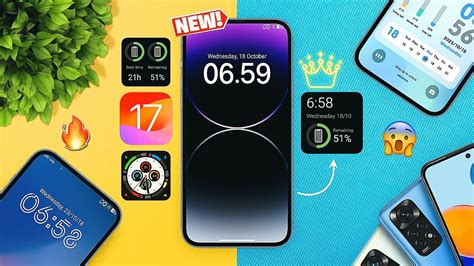 Ios 17 Update For Any Redmi Phone Lockscreen Ui Ios 17 Theme Youtube