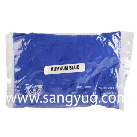 Blue Kumkum Color 100gm Sangyug Online Shop