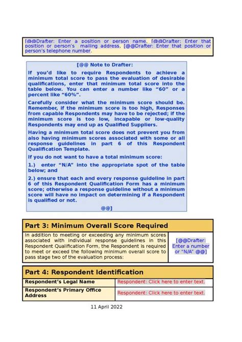 Mulrfq Appendix A Respondent Qualification Form