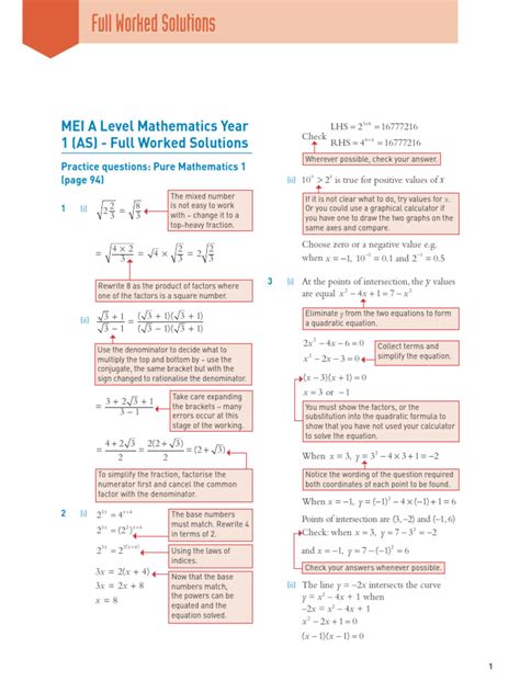 Worked Solutions Pdf Trigonometric Functions Area