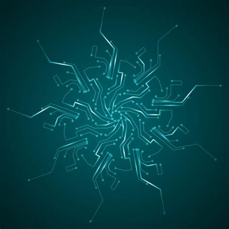 Premium Vector Circuit Board Background Abstract Technology Illustration