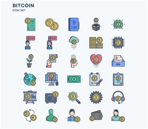 Premium Vector Bitcoin And Cryptocurrency Vector Icons