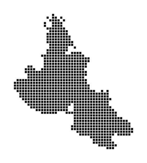 Eritrea Map Map Of Eritrea In Dotted Style Borders Of The Country Filled With Rectangles For