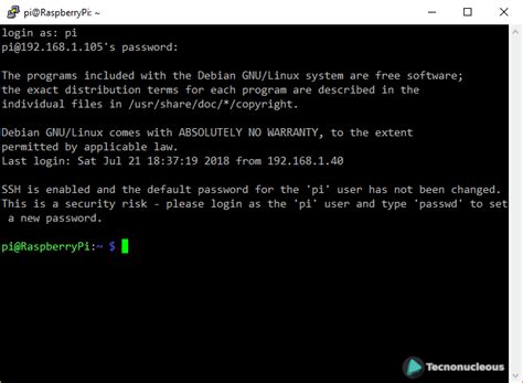 Conexión Y Cambio De Clave Ssh En La Raspberry Pi
