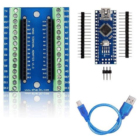 Плата расширения Nano I O Shield совместимая с Arduino купить с