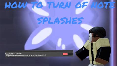 How To Turn Off Note Splashes In Funky Friday Youtube