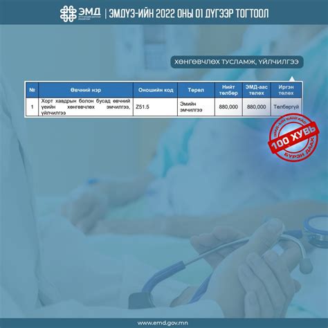 Хорт хавдрын болон бусад өвчний үеийн хөнгөвчлөх эмийн эмчилгээний