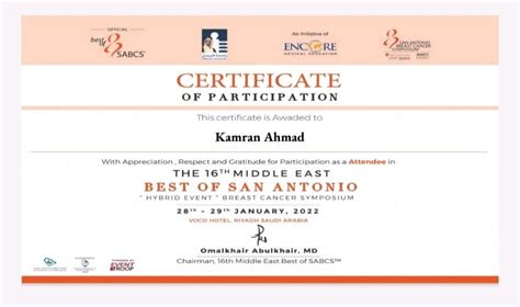 Kamran Ahmad On Linkedin Breastcancer Symposium