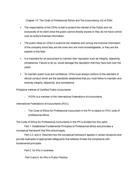 Chapter 13 Lecture Notes On Auditing Assurance And Engagement Prof Barillo Chapter 13 The