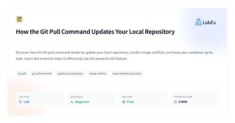 How The Git Pull Command Updates Your Local Repository Labex