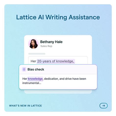 Lattice On Linkedin Step Up Your Review Game With The New Lattice Ai Writing Assistance…