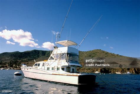 Splendour The Boat Owned By Robert Wagner Docked Off Two Harbors