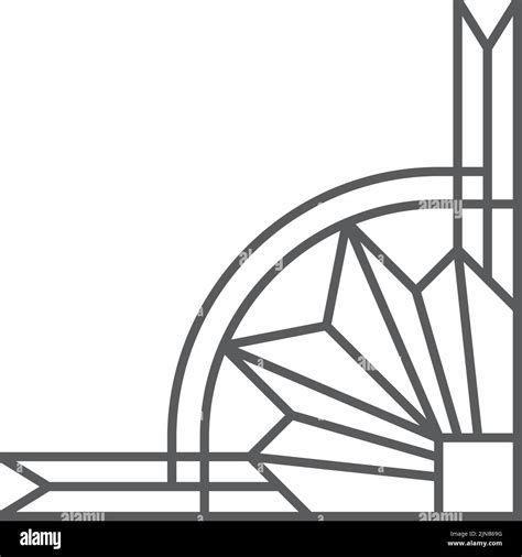 Modern Corner Scroll Design