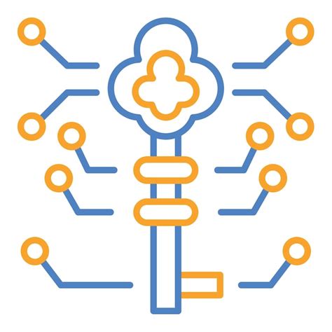 Premium Vector Key Encryption Icon