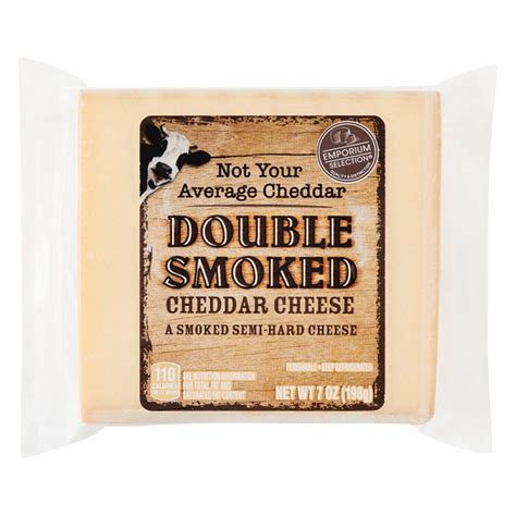 Emporium Selection Double Smoked Cheddar Cheese Same Day Delivery Or Pickup Aldi