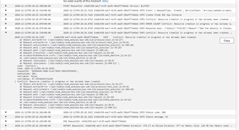Cloudformation Deployment In Chat Demo Throws Error On Create Triggerchimeappinstancelambda