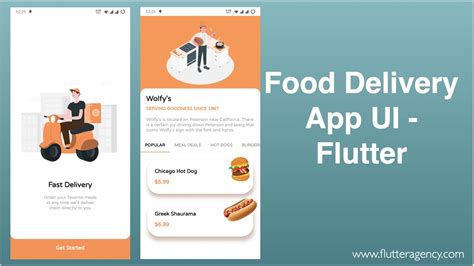 Food Delivery App Flutter Ui Flutter Tutorial Speedcode Flutter Agency
