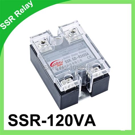 Solid State Relay SSR 120VA 120A Relay Solid State Resistance Regulator In Relays From Home